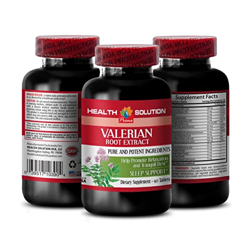 time release valerian capsules for relaxation