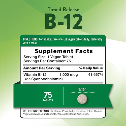 timed release B12 for energy