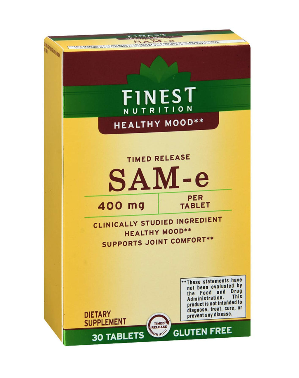 Timed Release SAM-e 400 mg tablets
