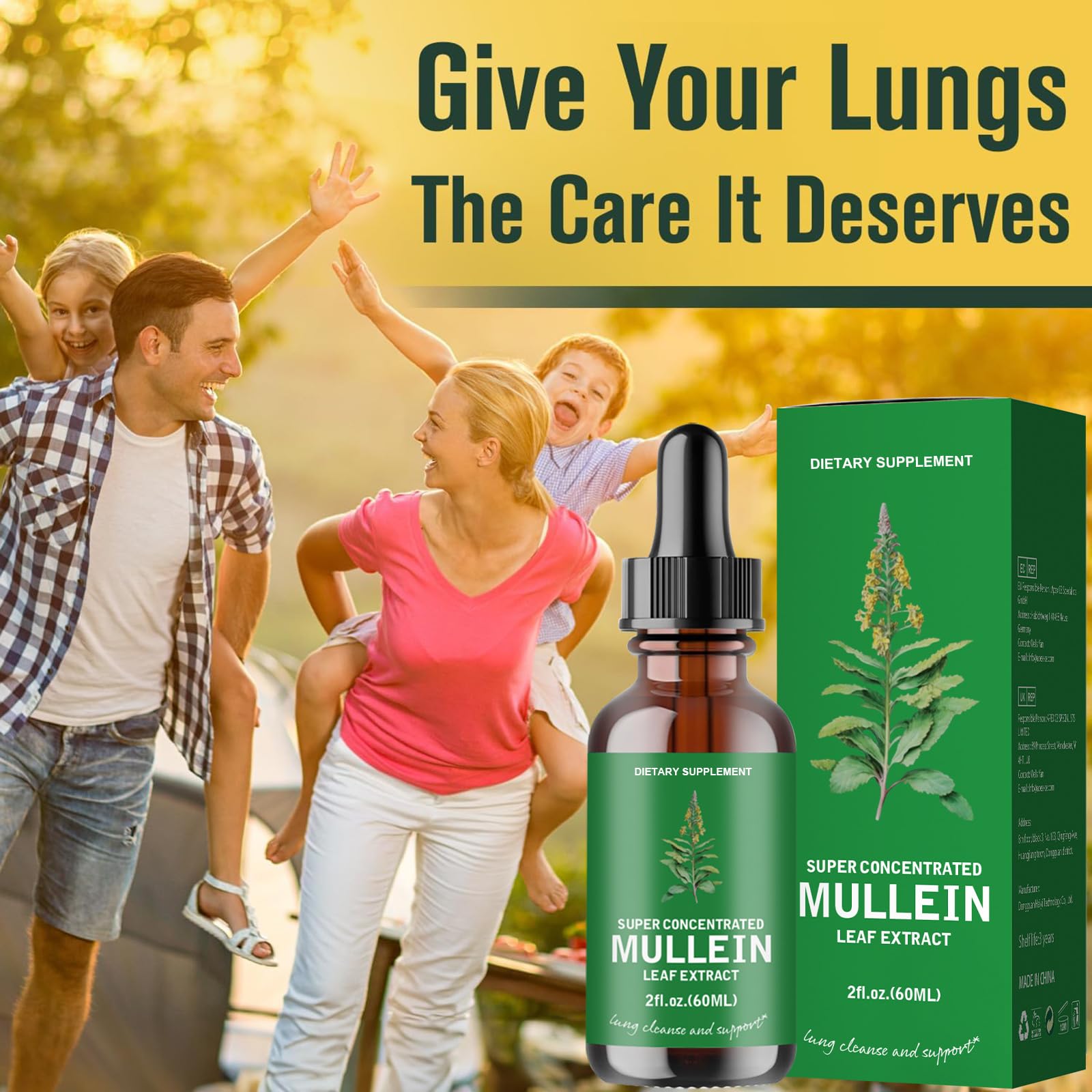 tincture for enhanced respiratory support