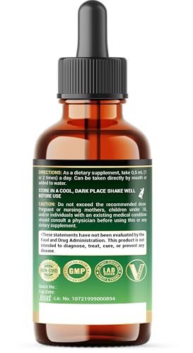 tincture with multiple herbal ingredients