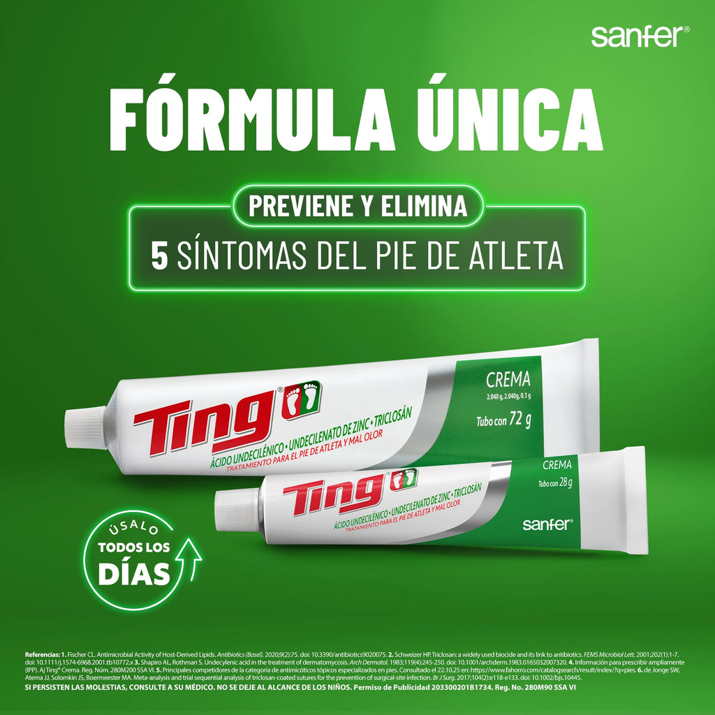 Ting Cream for soft feet