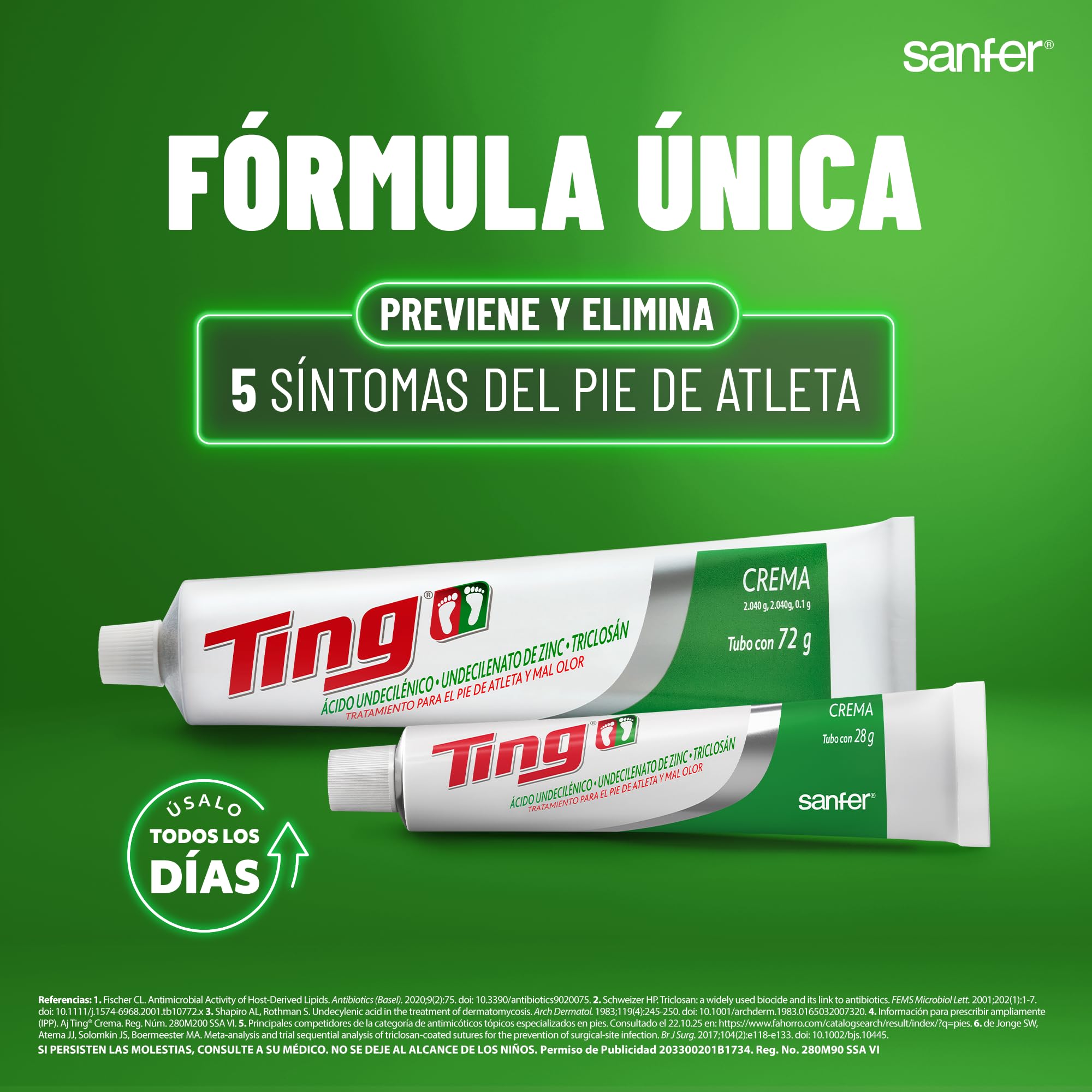 Ting Cream for soft feet