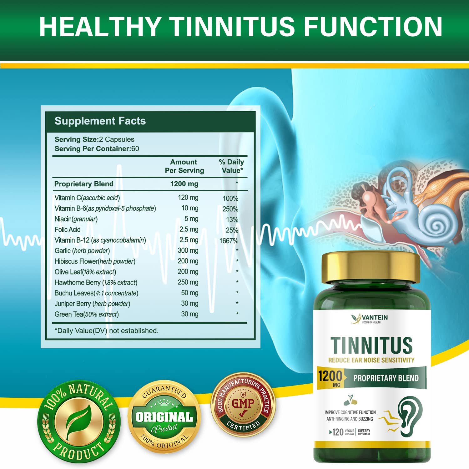 tinnitus relief with vitamins and minerals