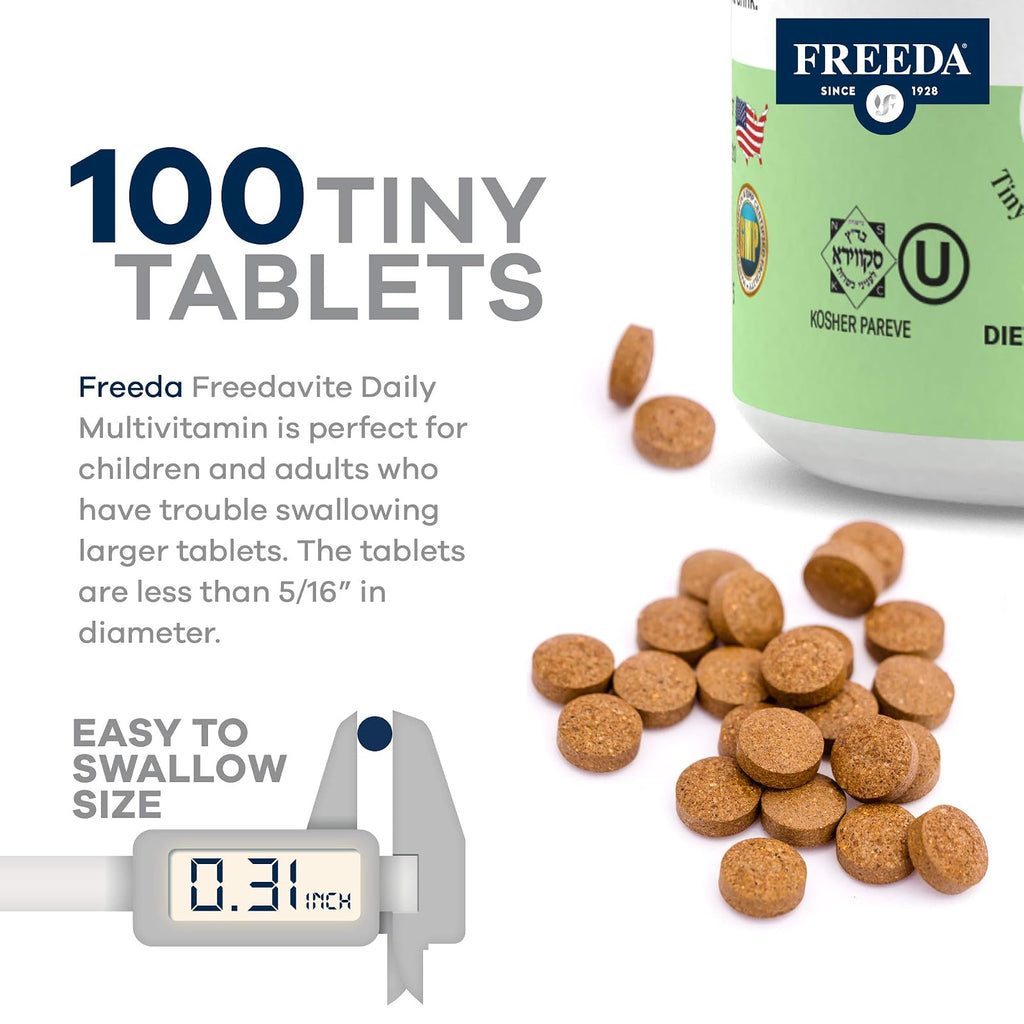 tiny multivitamin tablets for easy swallowing