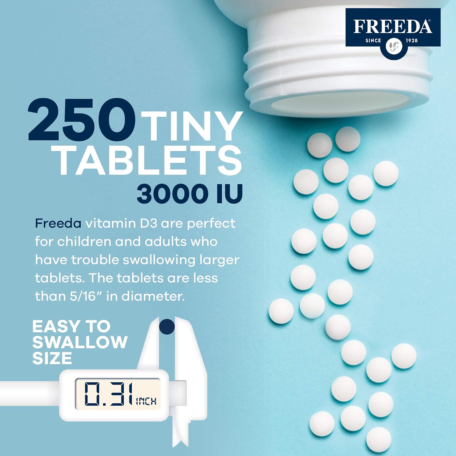 tiny vitamin D3 tablets for kids