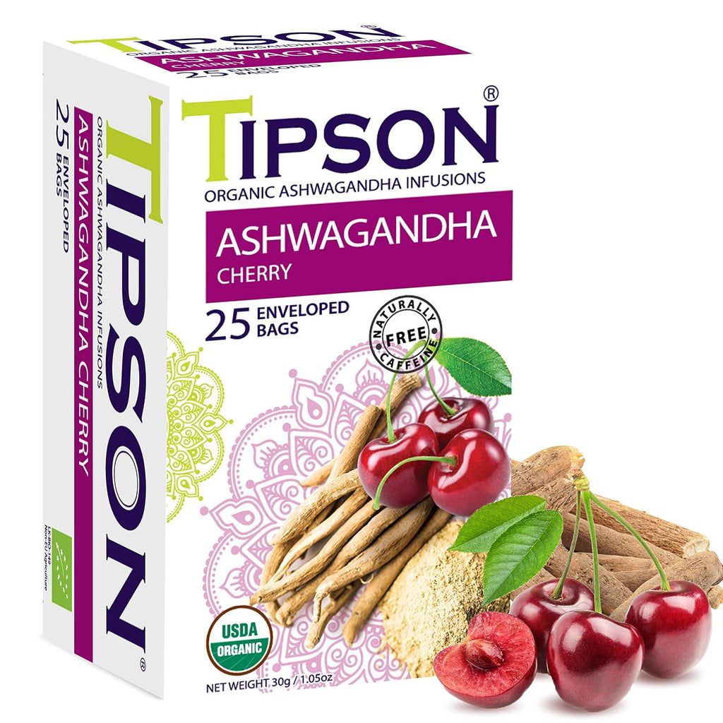 Tipson organic ashwagandha tea bags