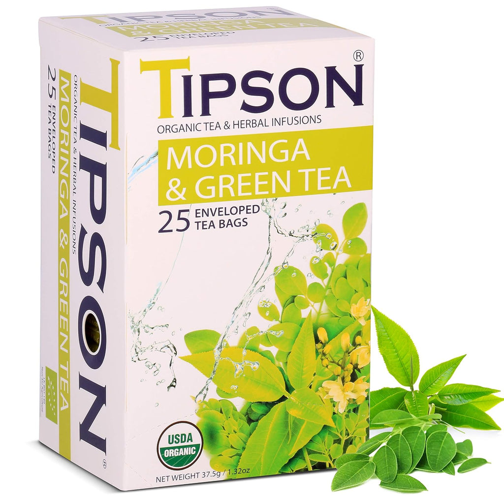 Tipson organic moringa tea bags