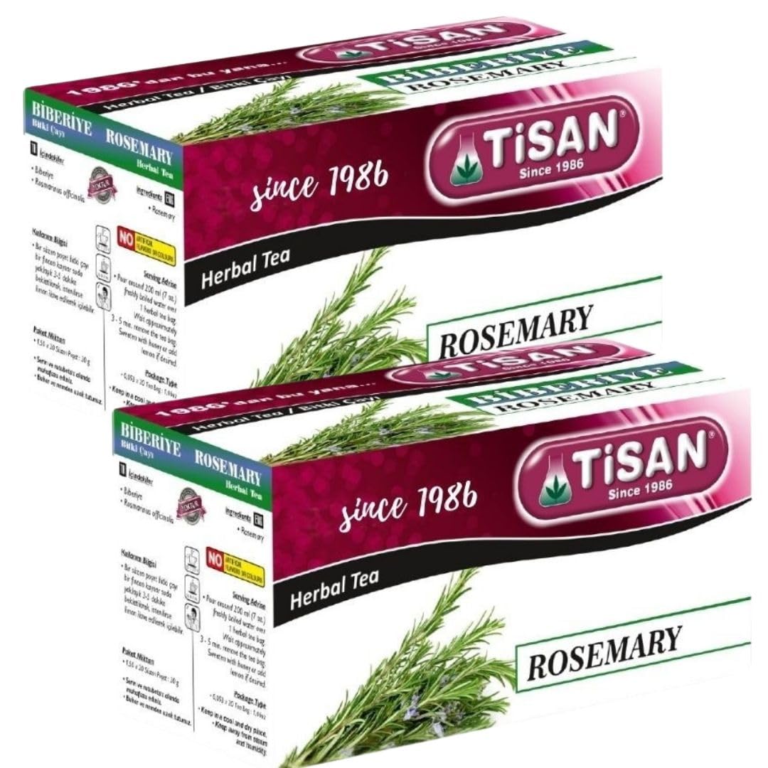Tisan rosemary tea bags for relaxation