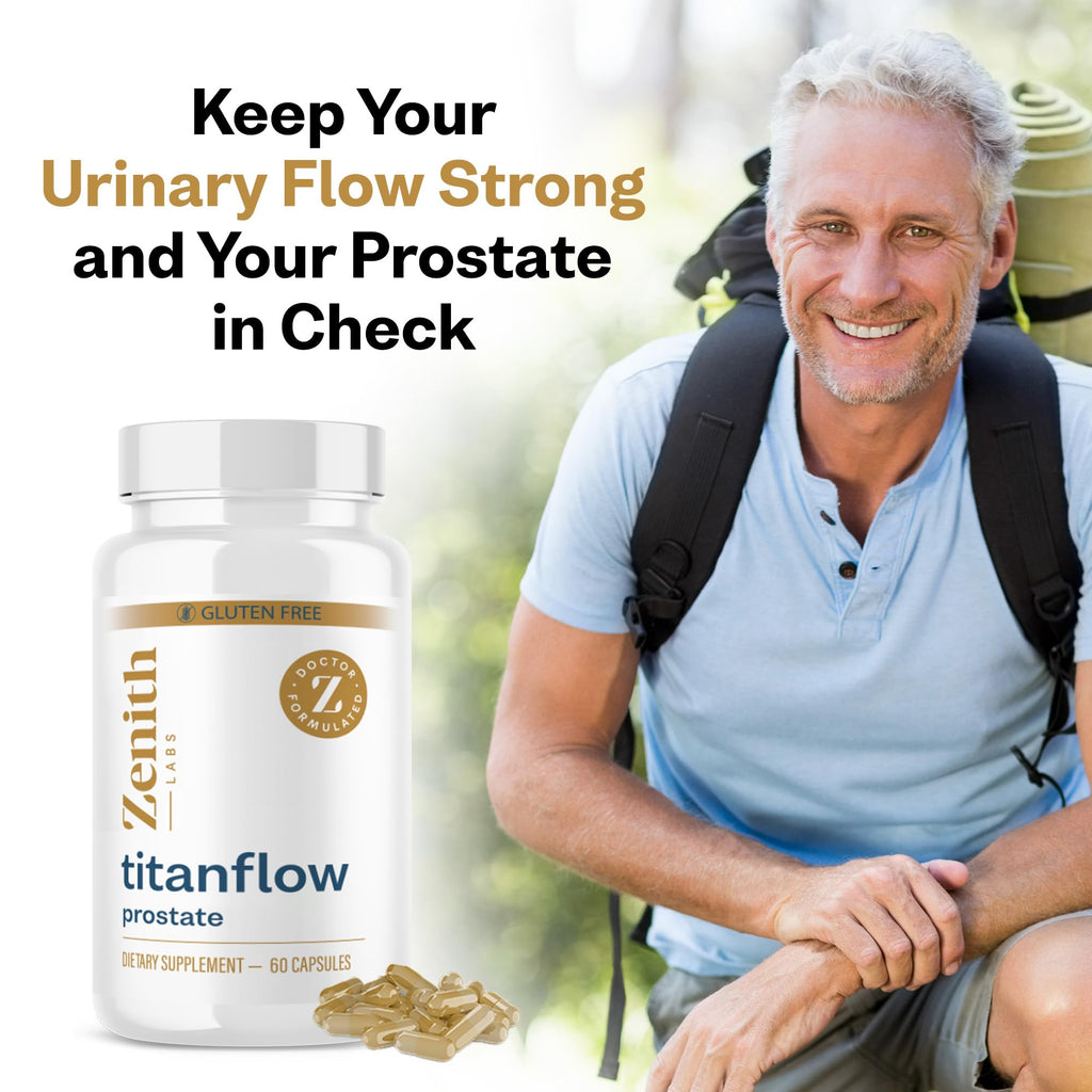 TitanFlow blended vitamins for prostate wellness