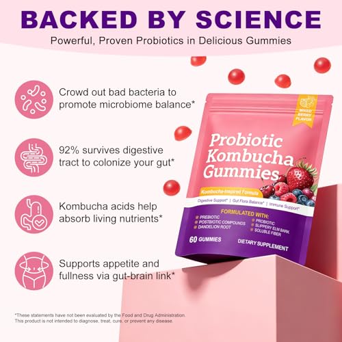 Tiuedu kombucha gummies for daily wellness
