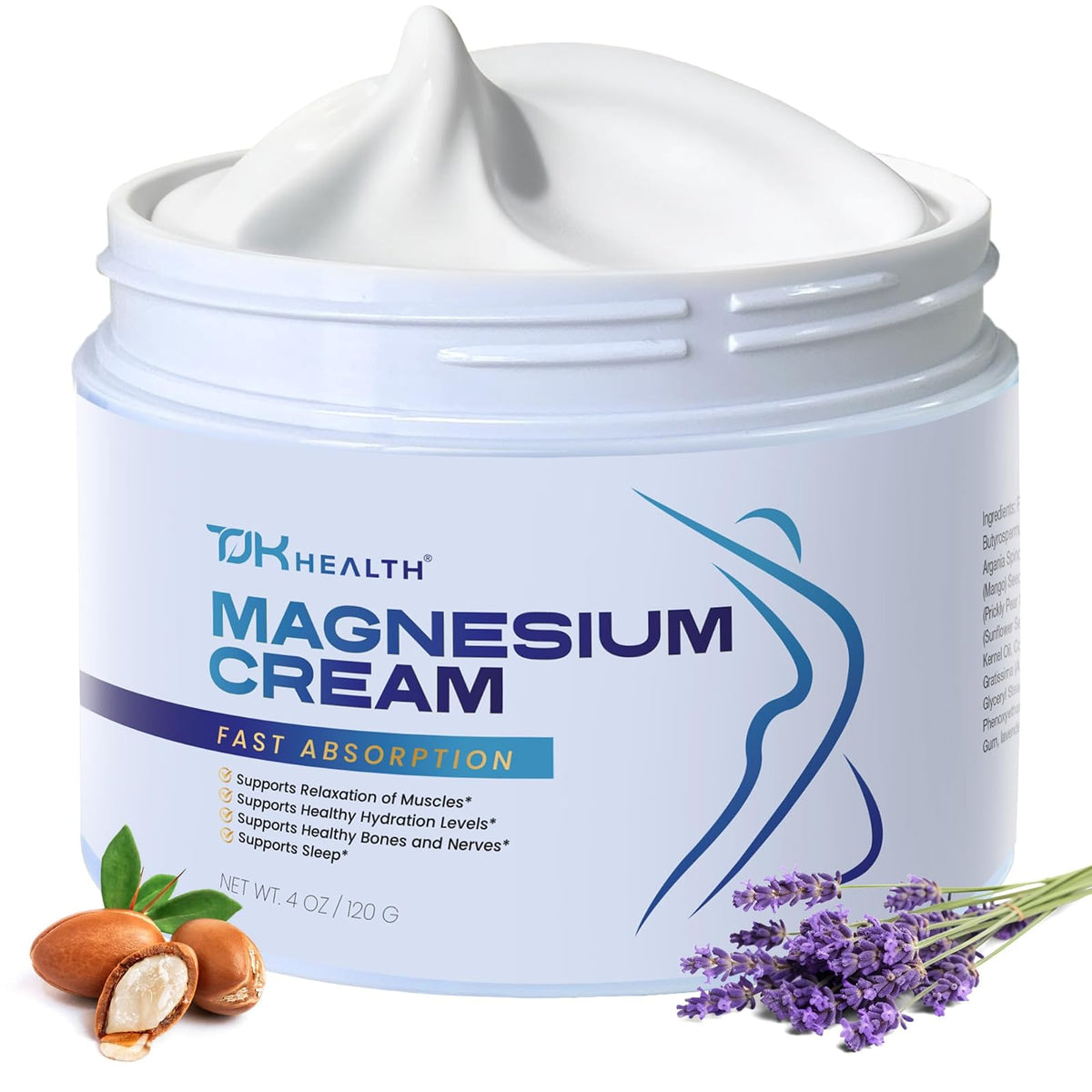 TJK Health magnesium cream for relaxation