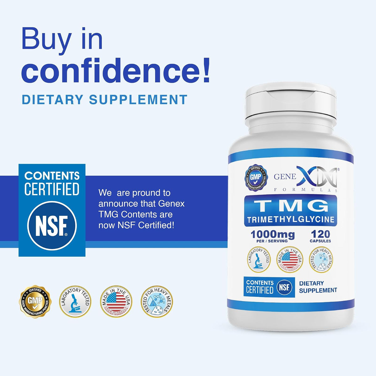 TMG 1000 mg multivitamin for men