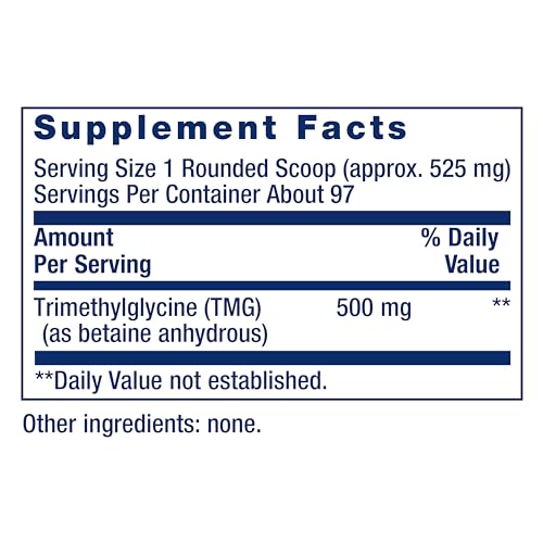 TMG powder for cardiovascular support