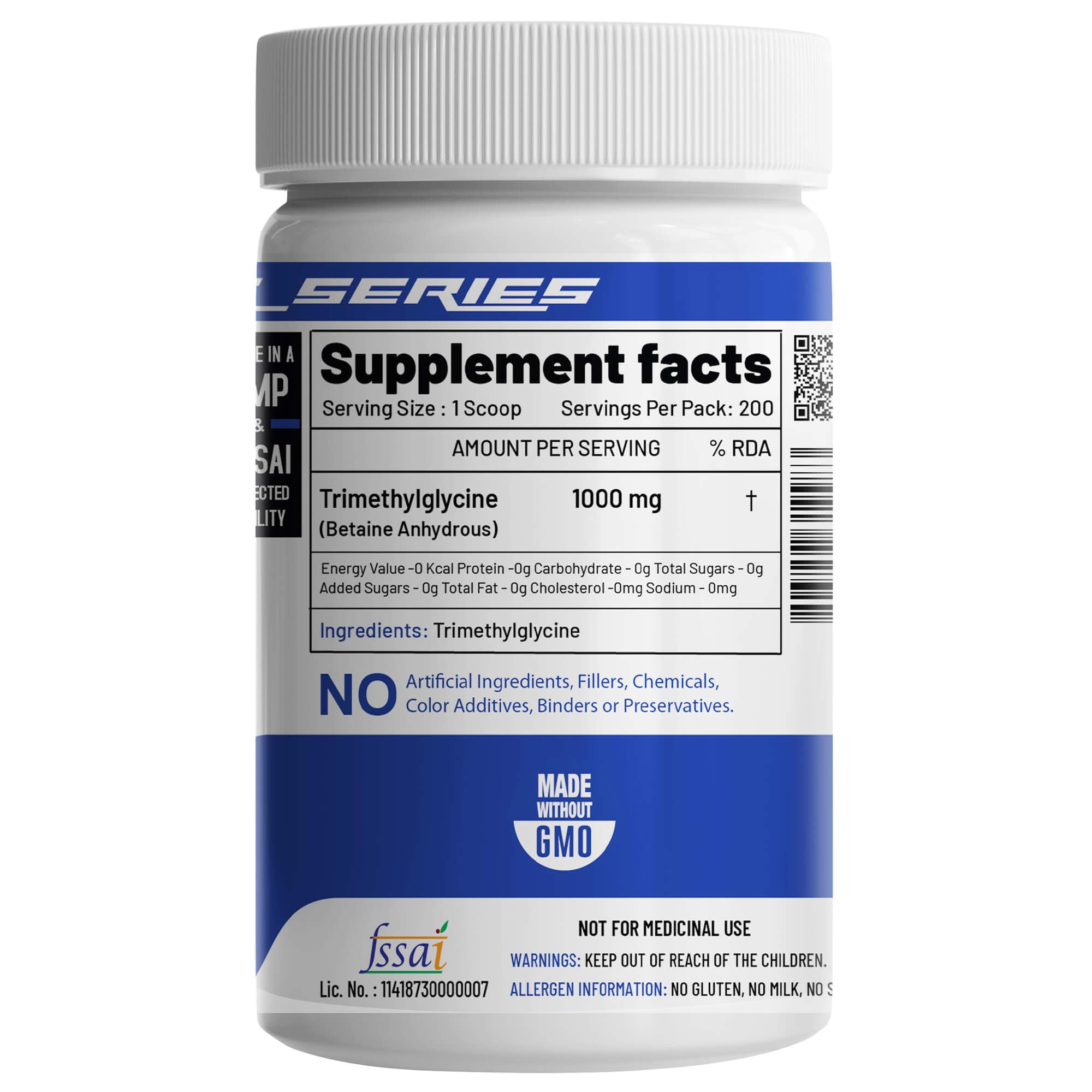 TMG supplement for enhanced performance