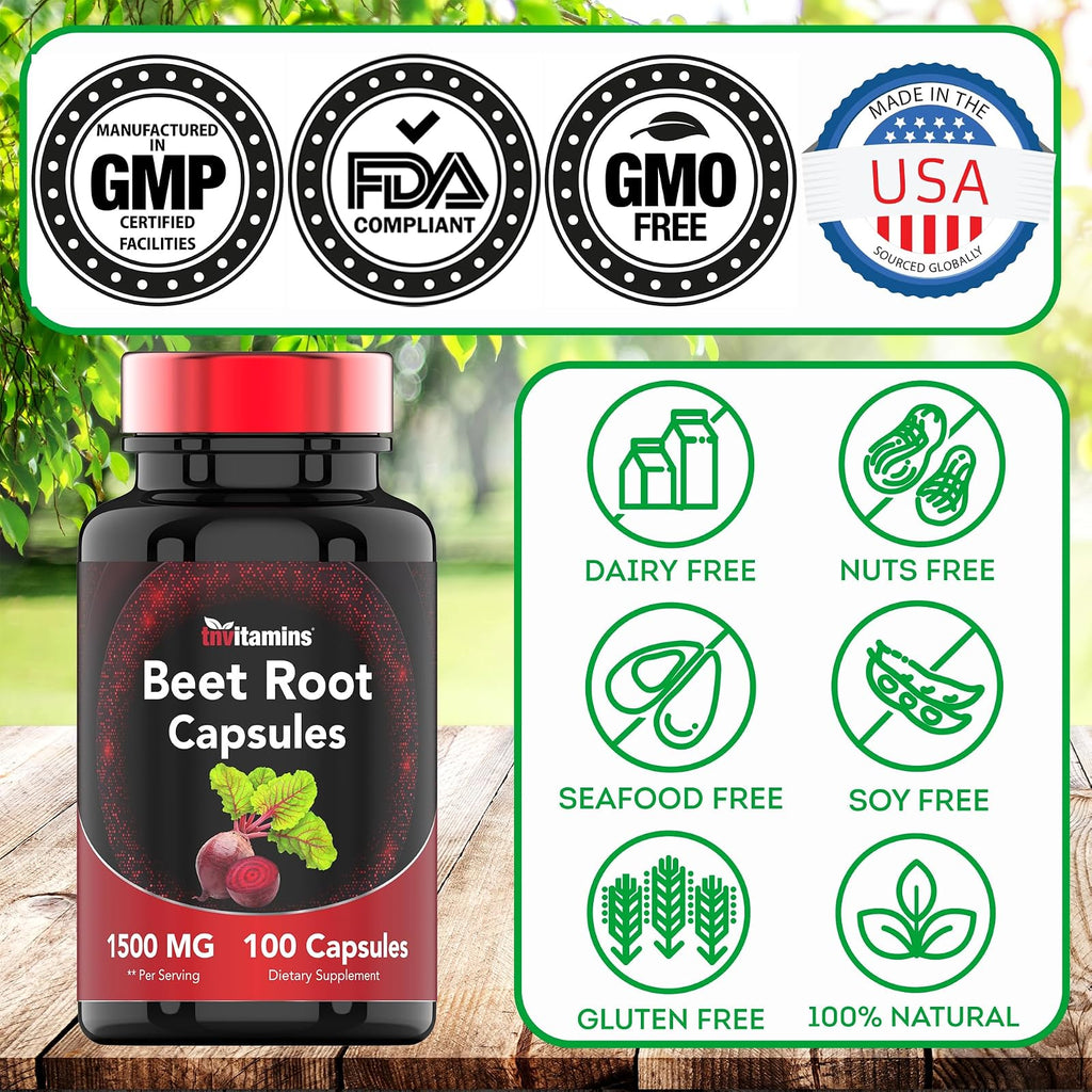 TNVitamins beet root antioxidant properties