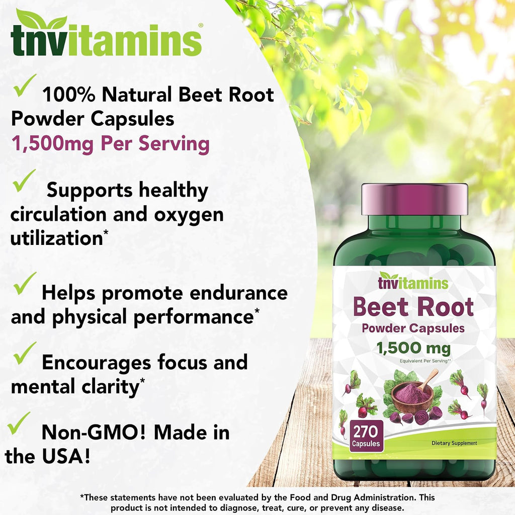 tnvitamins beet root for heart health