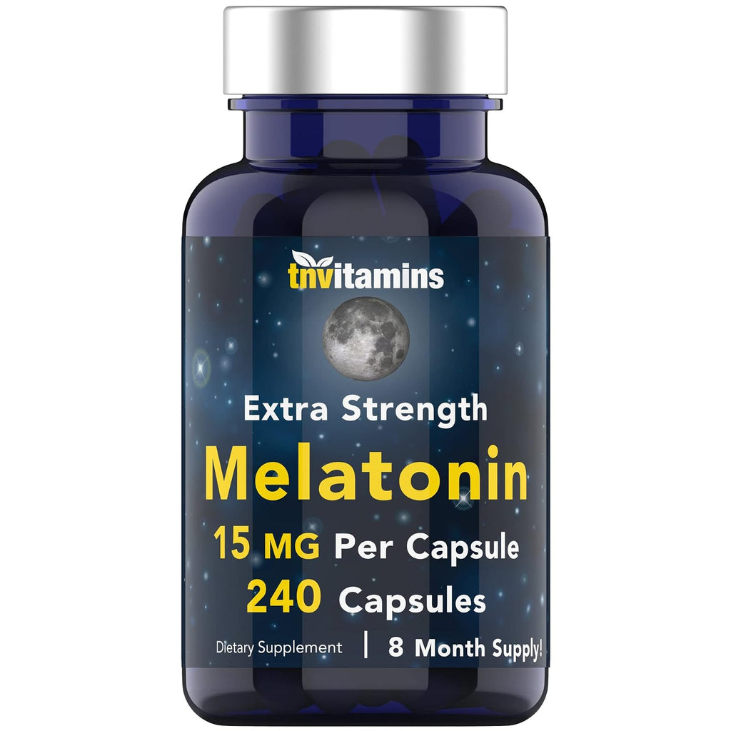 tnvitamins melatonin 15 mg capsules