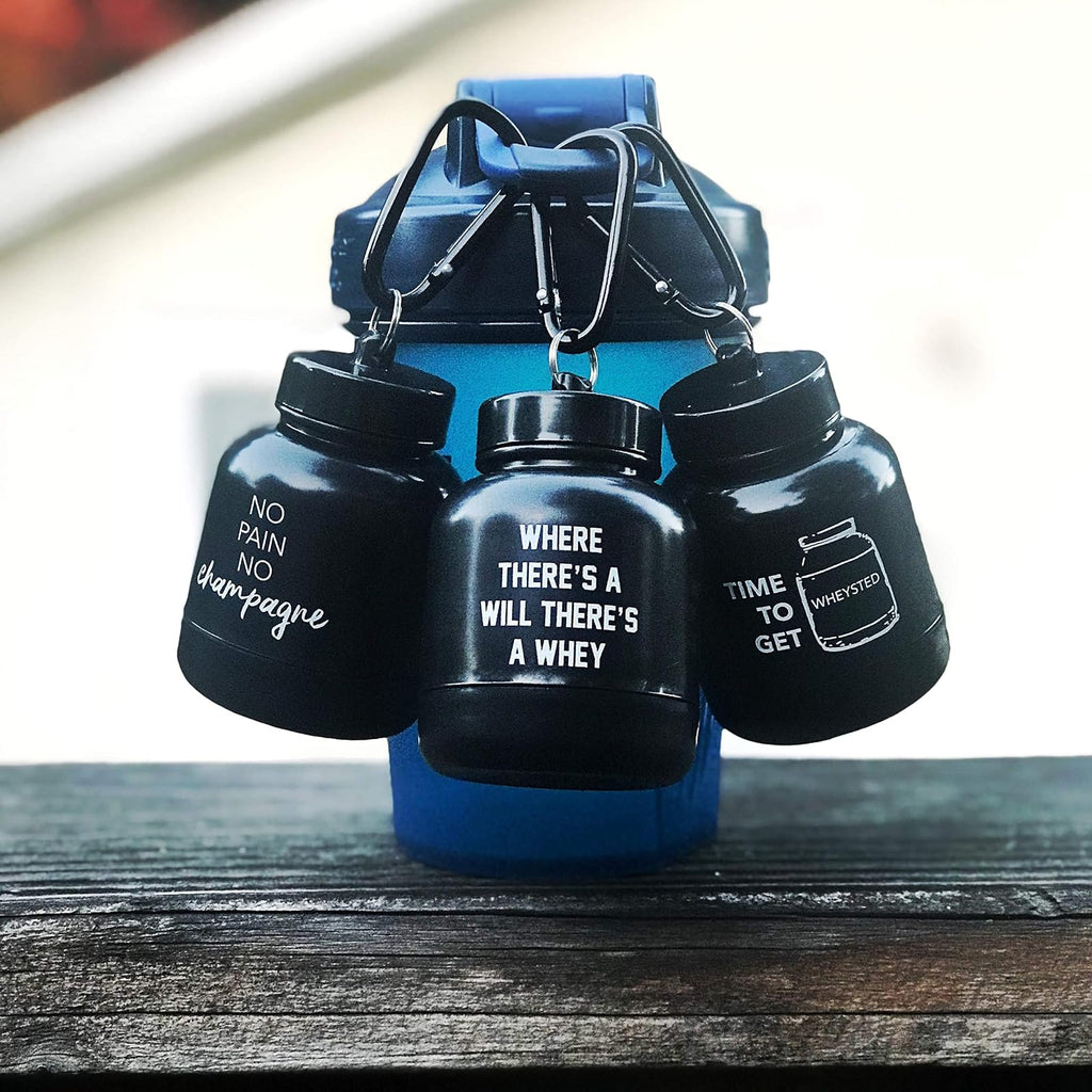 to-go container for whey protein