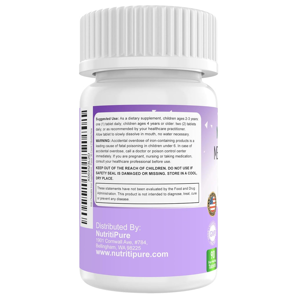 toddler iron supplement with grape taste