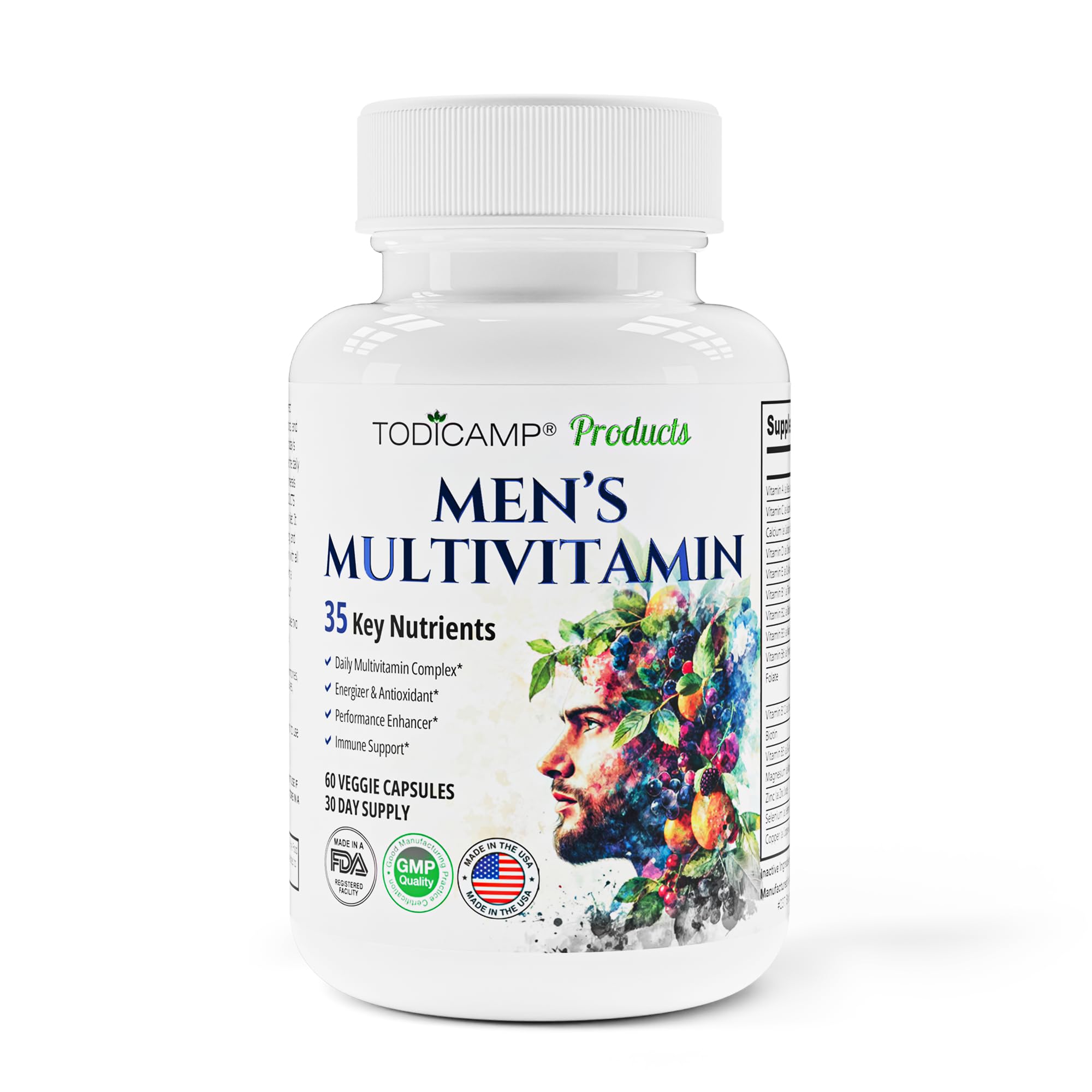 TODICAMP men's multivitamin capsules