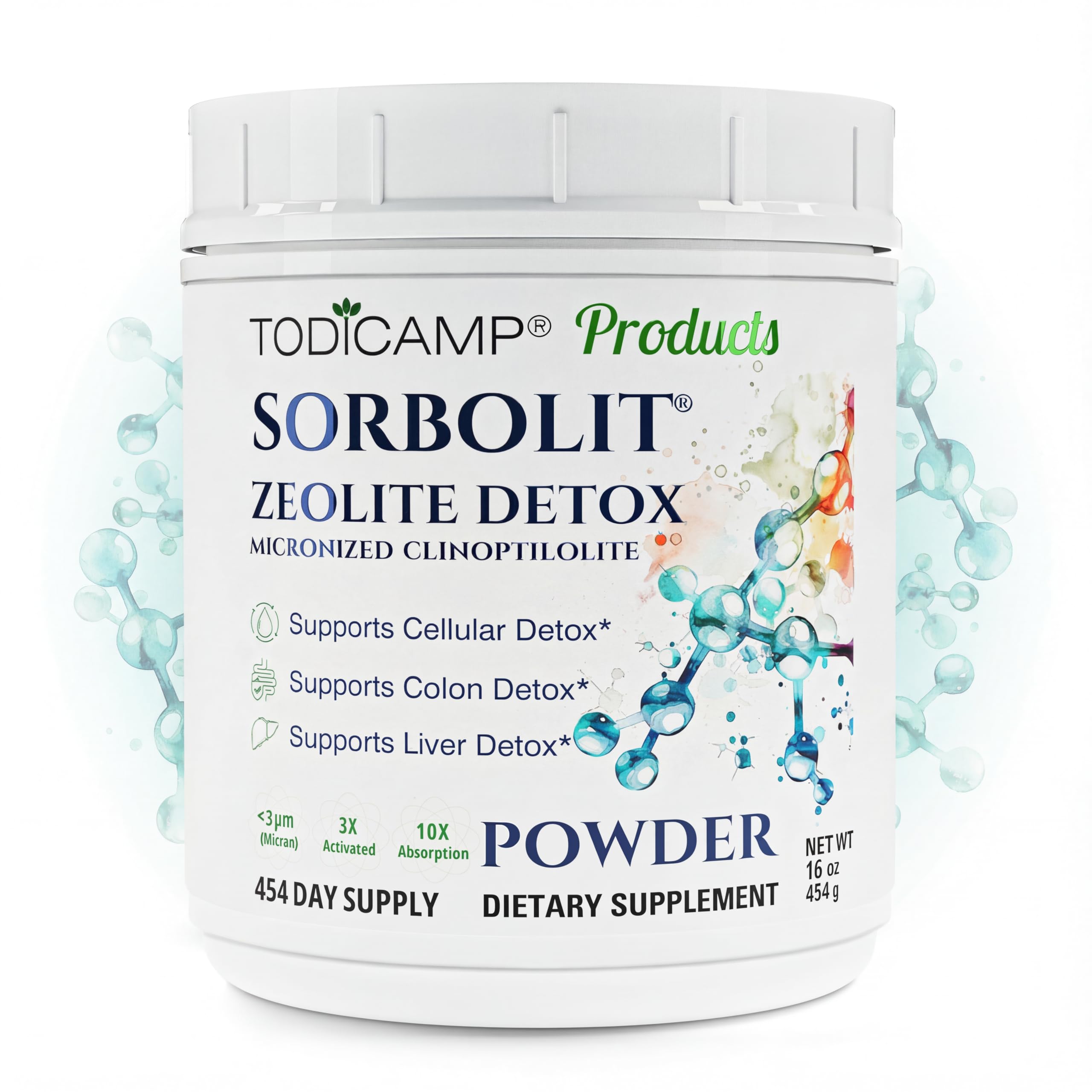 TODICAMP Zeolite detox supplement