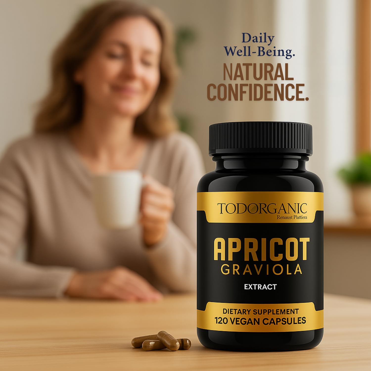 Todorganic capsules for optimal skin care