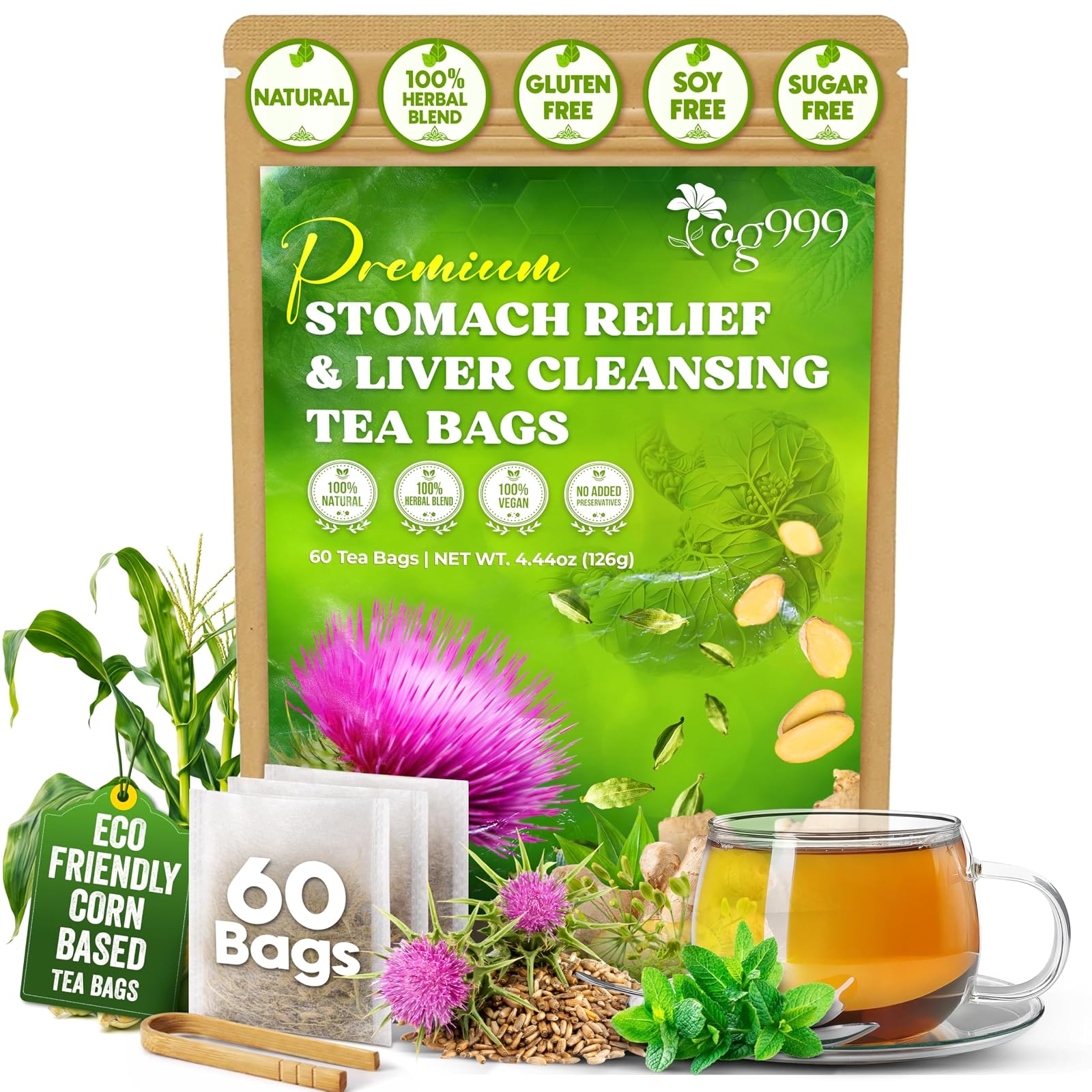 TOG999 herbal tea for digestion