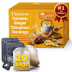 TOG999 turmeric ginger cinnamon tea bags
