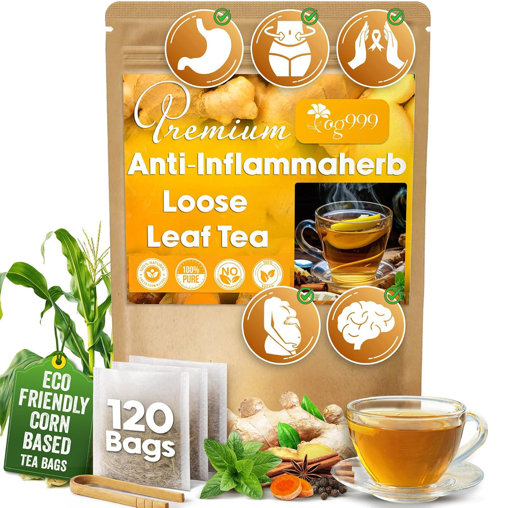 TOG999 turmeric ginger herbal tea