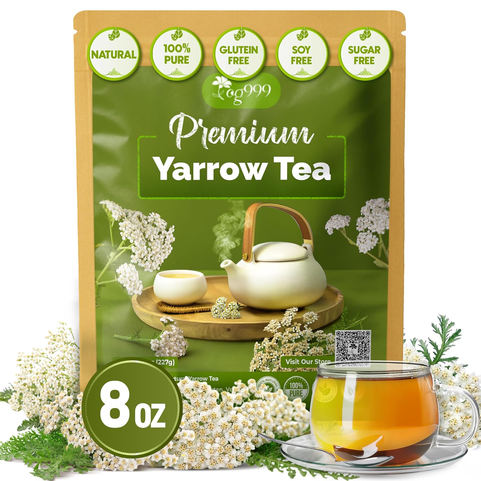 TOG999 yarrow tea bags for relaxation
