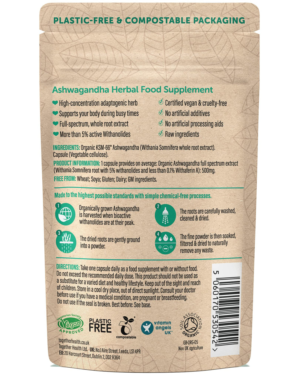 Together ashwagandha for enhanced energy