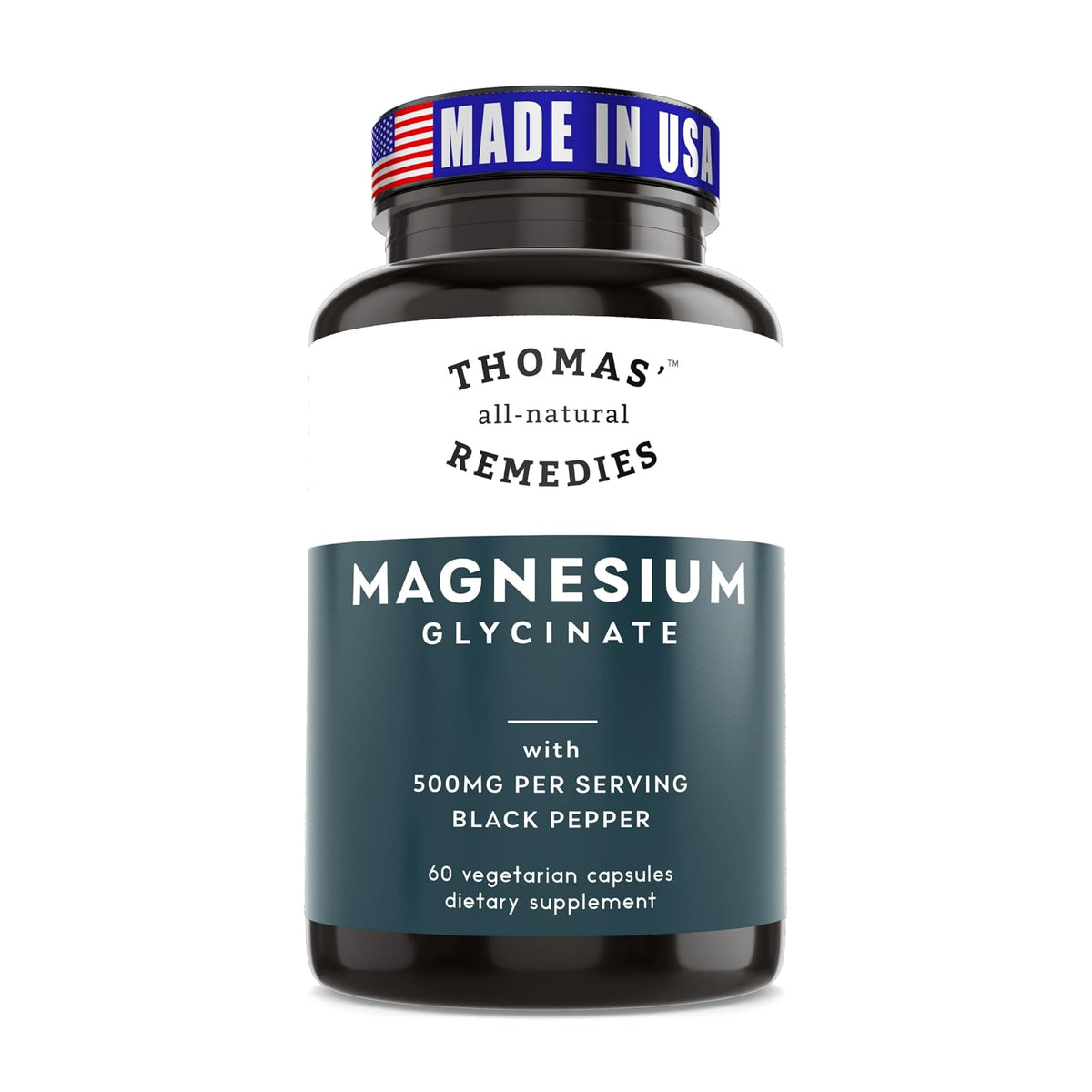 Toms Remedies magnesium glycinate capsules