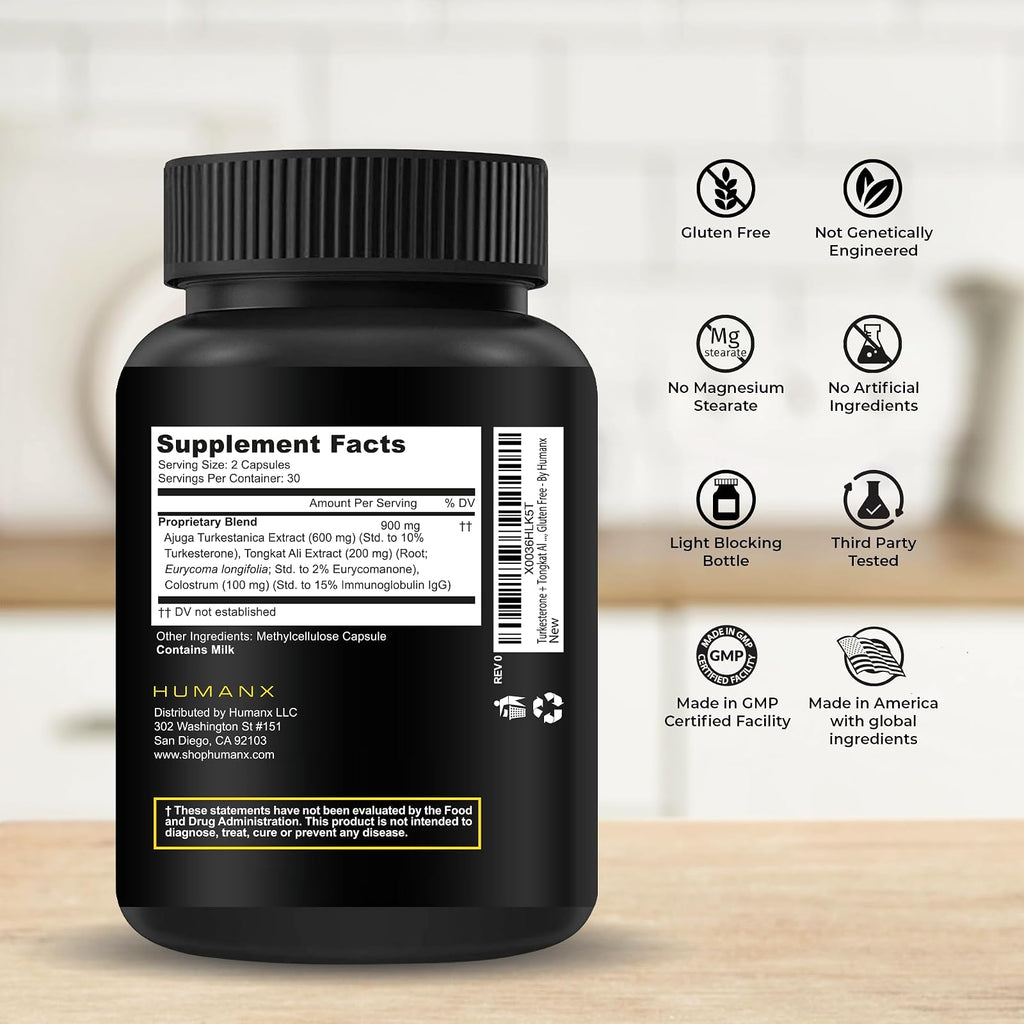 Tongkat Ali capsules for energy boost