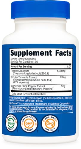 Tongkat Ali capsules for men's health