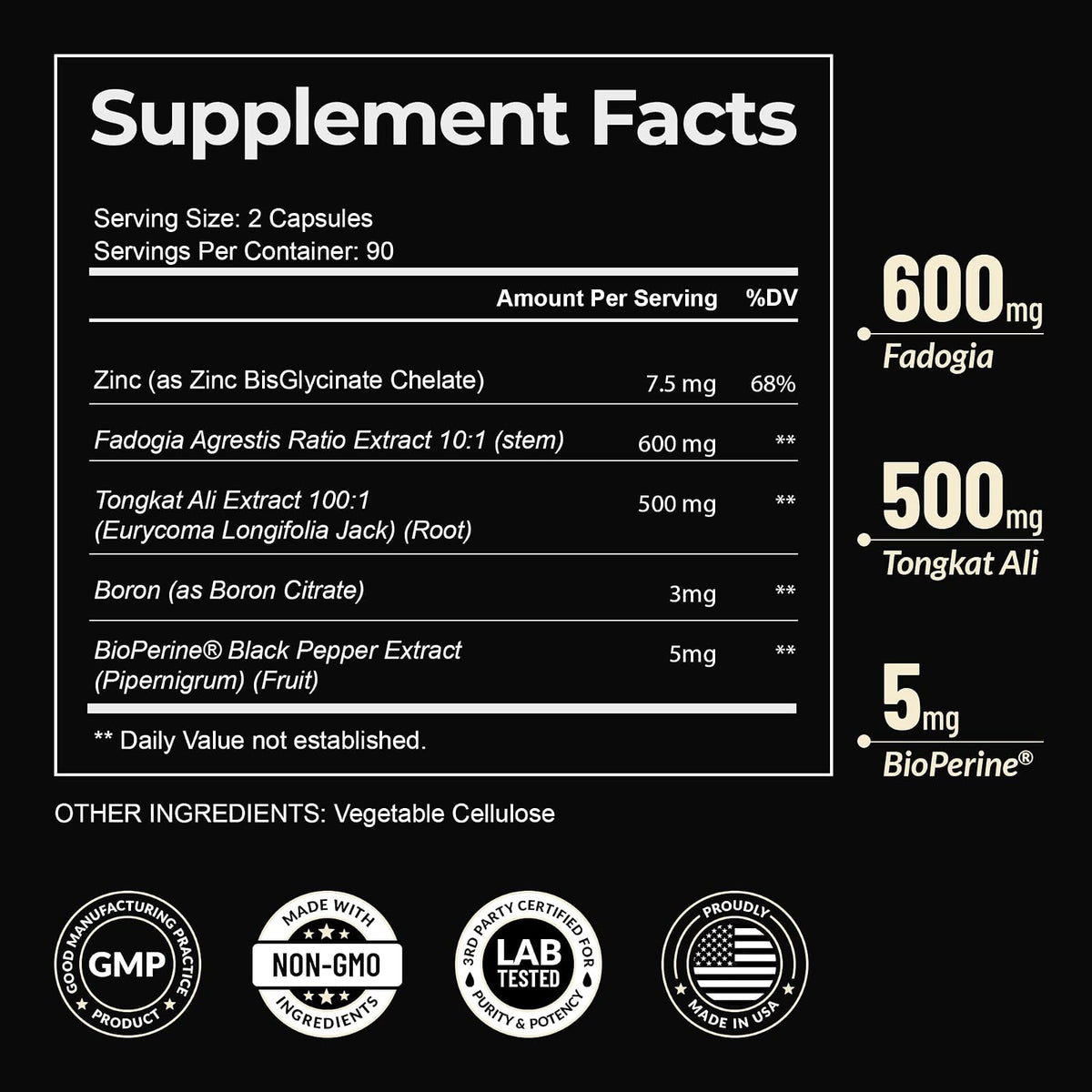 Tongkat Ali multivitamin for women