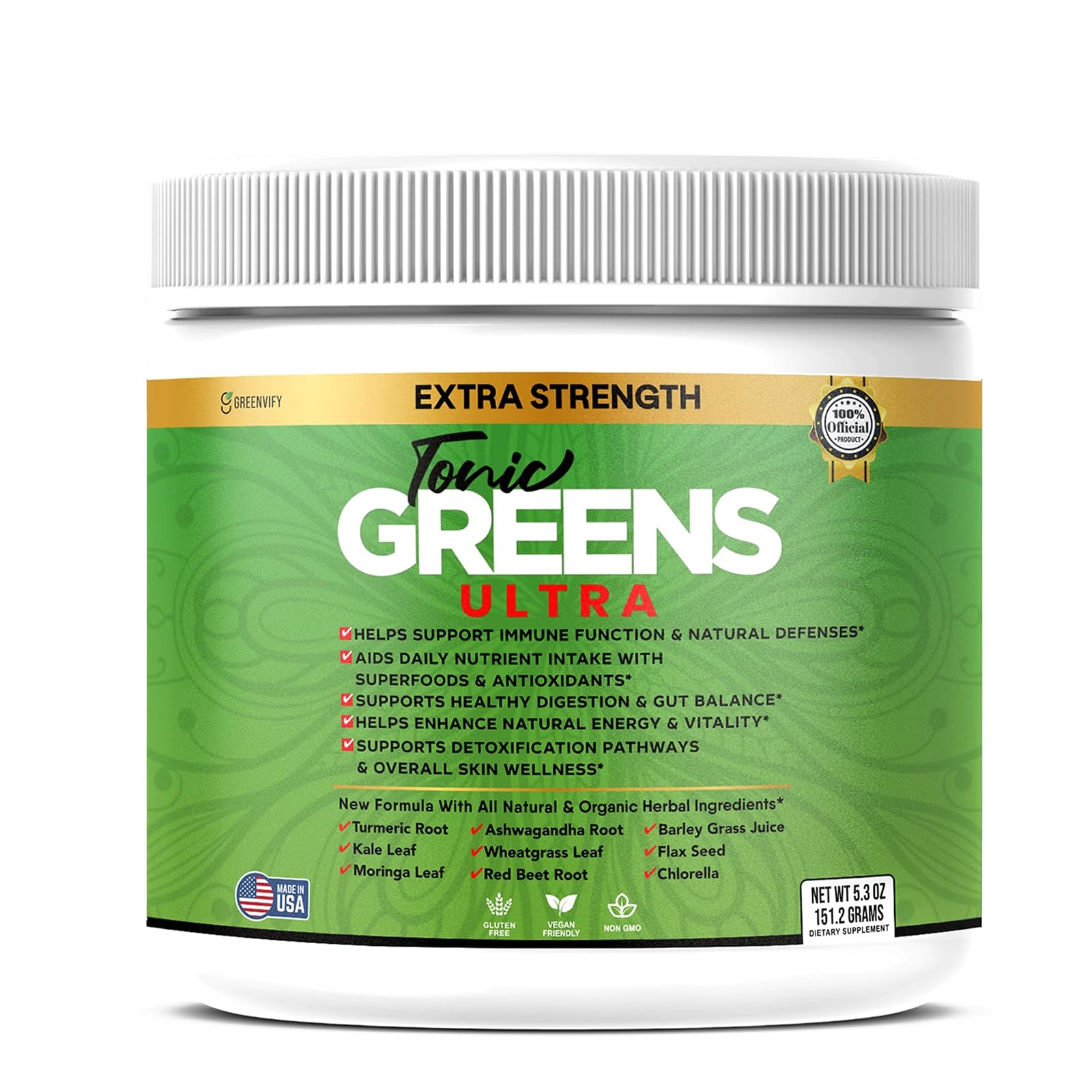 Tonic Greens superfood powder blend