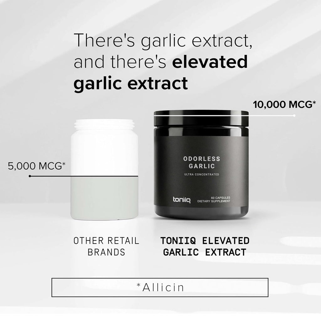 Toniiq garlic for heart health