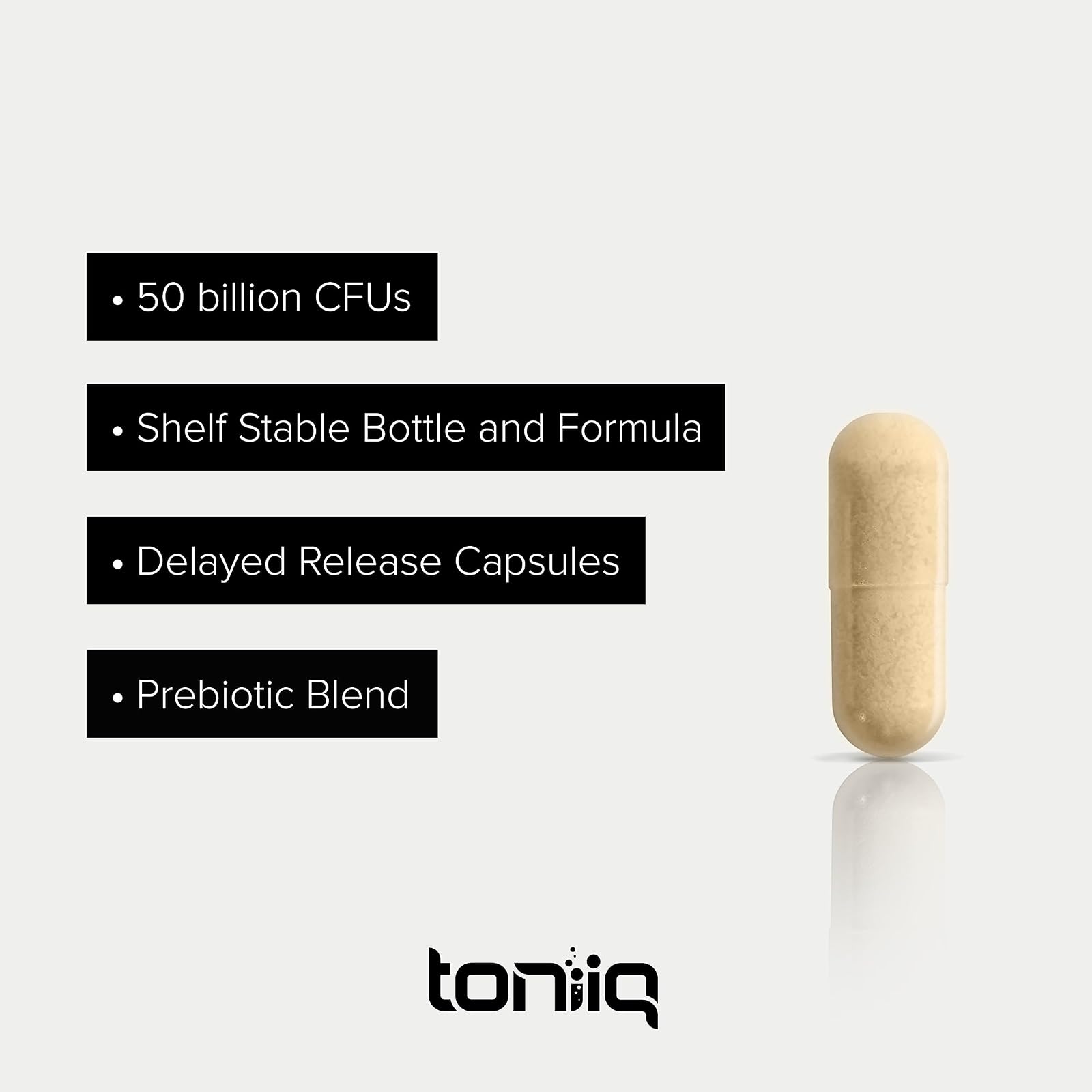 Toniiq Lactobacillus for gut support
