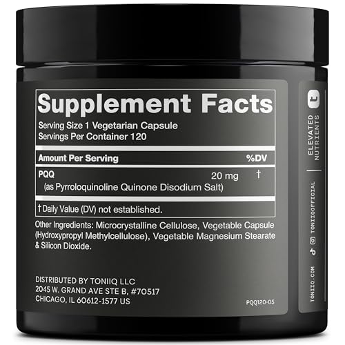Toniiq PQQ whole food multivitamin