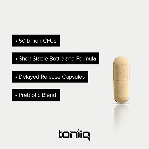 Toniiq probiotic capsules for wellness