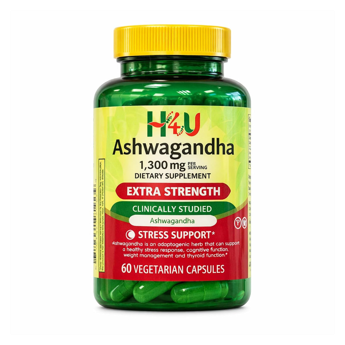 TOP CARE ashwagandha capsules for stress relief