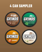 Top flavors of Grinds coffee pouches