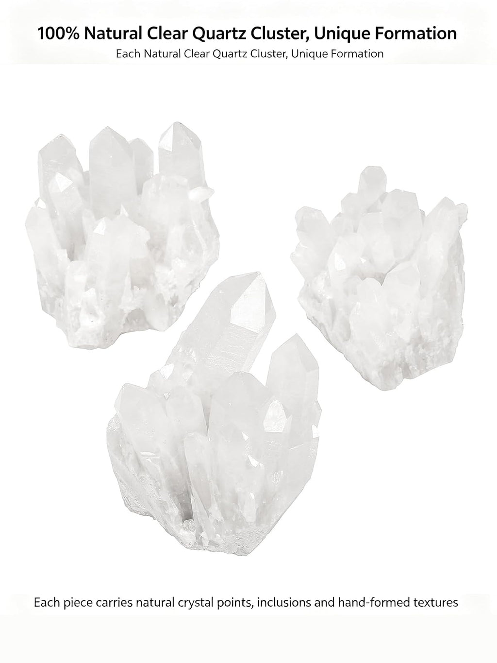 Top Plaza quartz cluster home decor