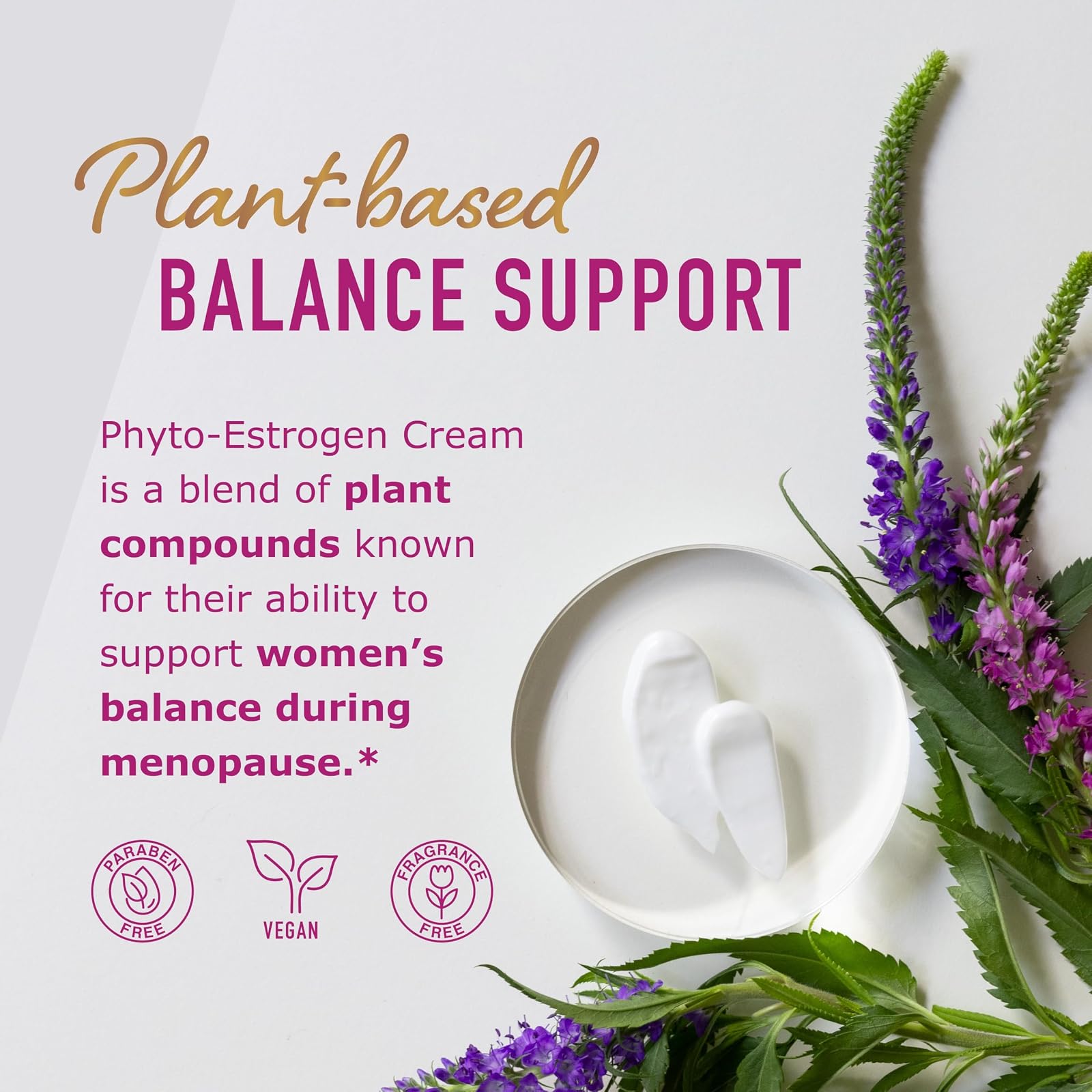 Topical cream for hormonal balance