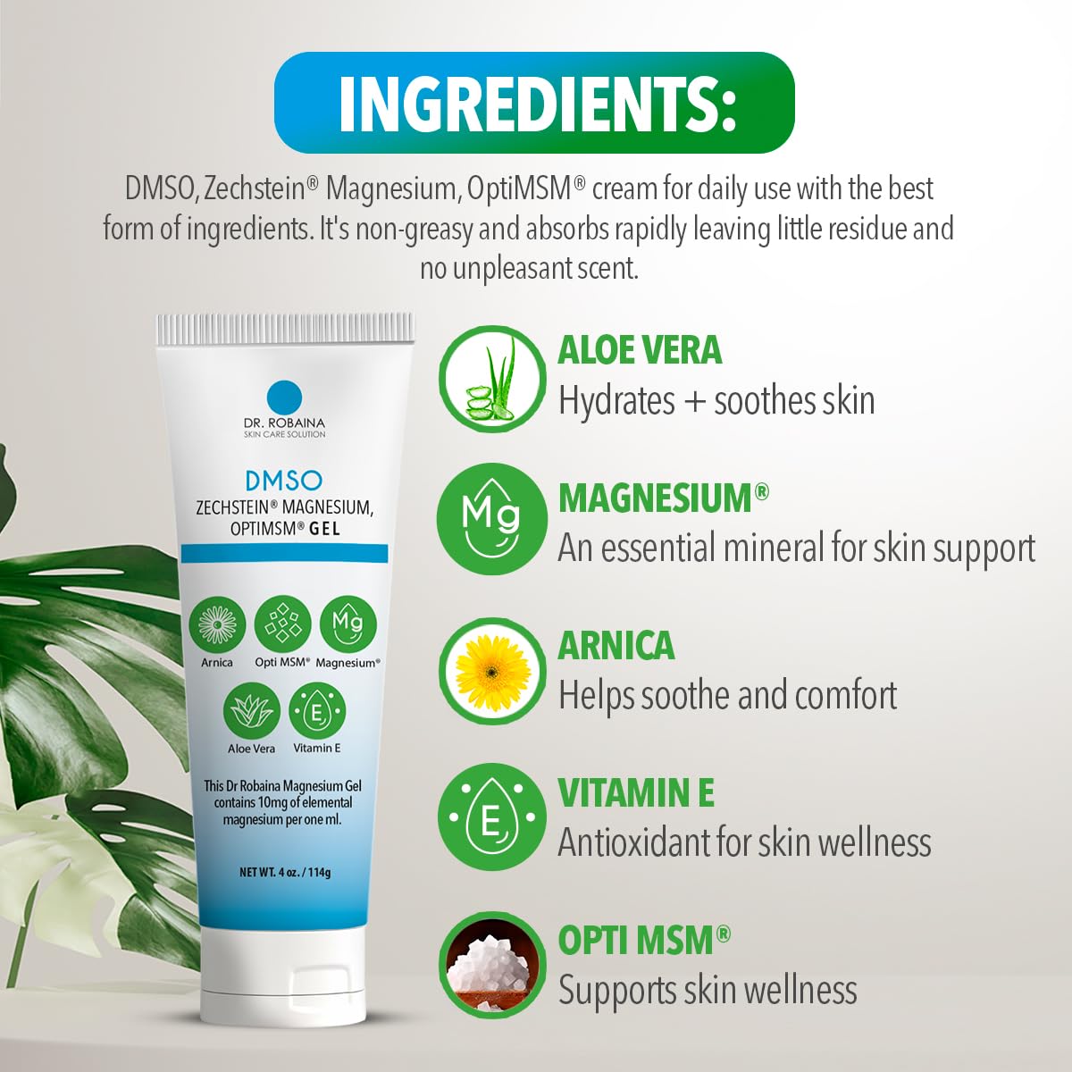 topical DMSO gel for inflammation