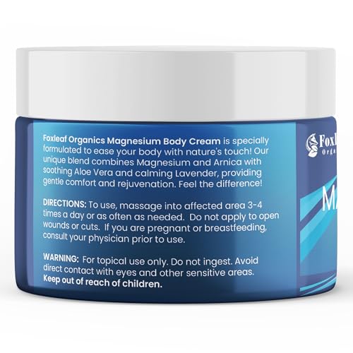 Topical magnesium cream for holistic wellness