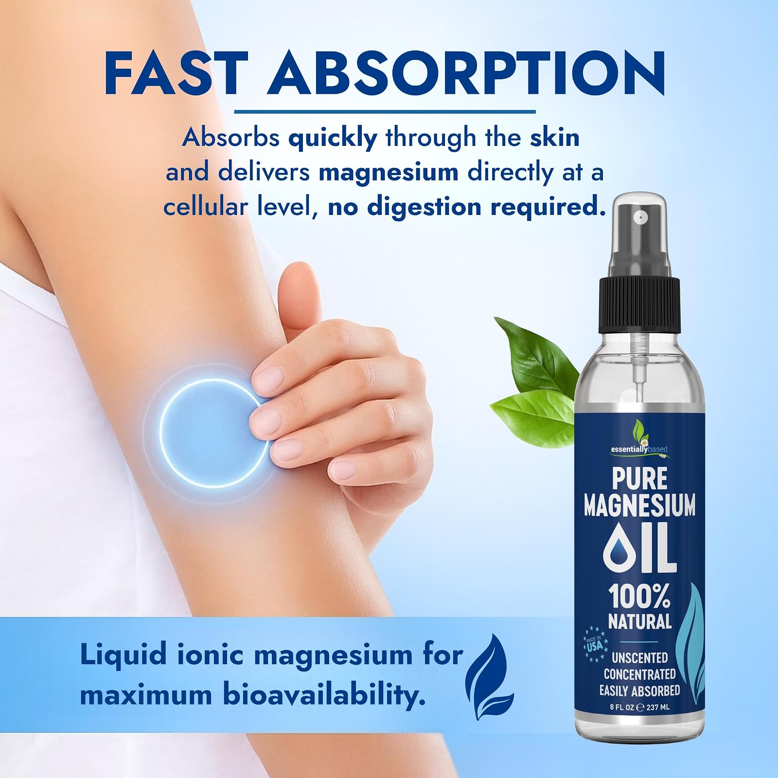 Topical magnesium oil for athletes