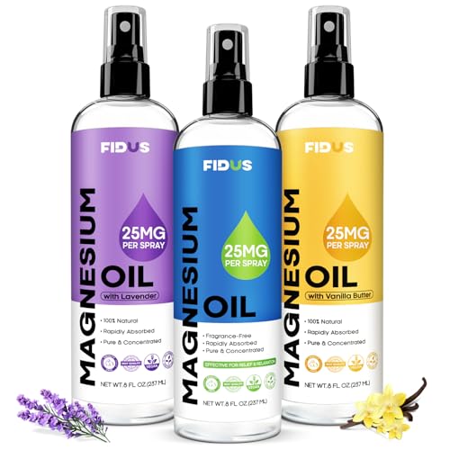 Topical magnesium spray for feet