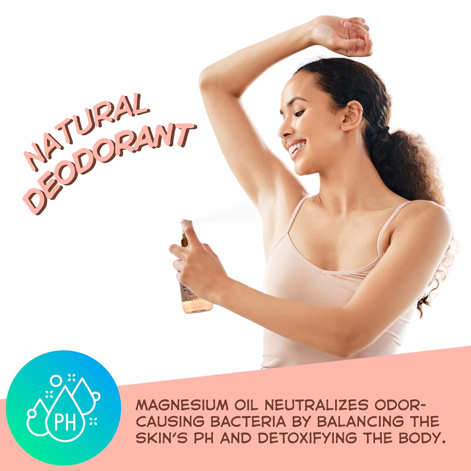 Topical magnesium spray for stress relief